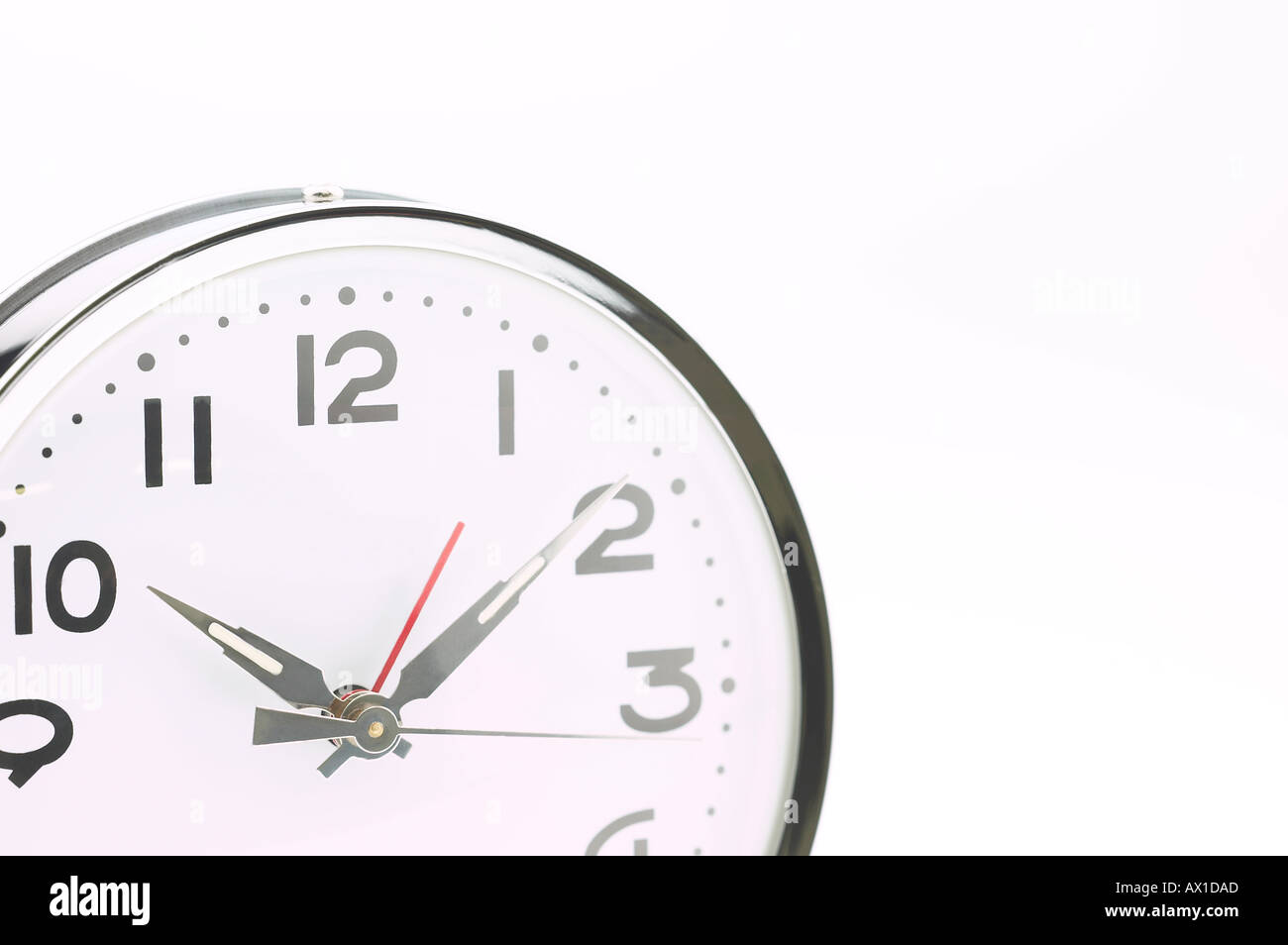 Stainless steel clock 2 Stock Photo - Alamy