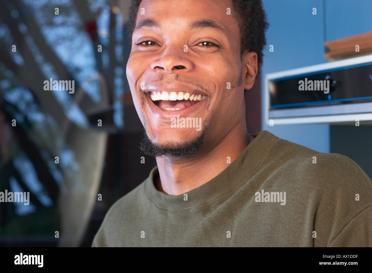 Laughing man 100 Stock Photo - Alamy
