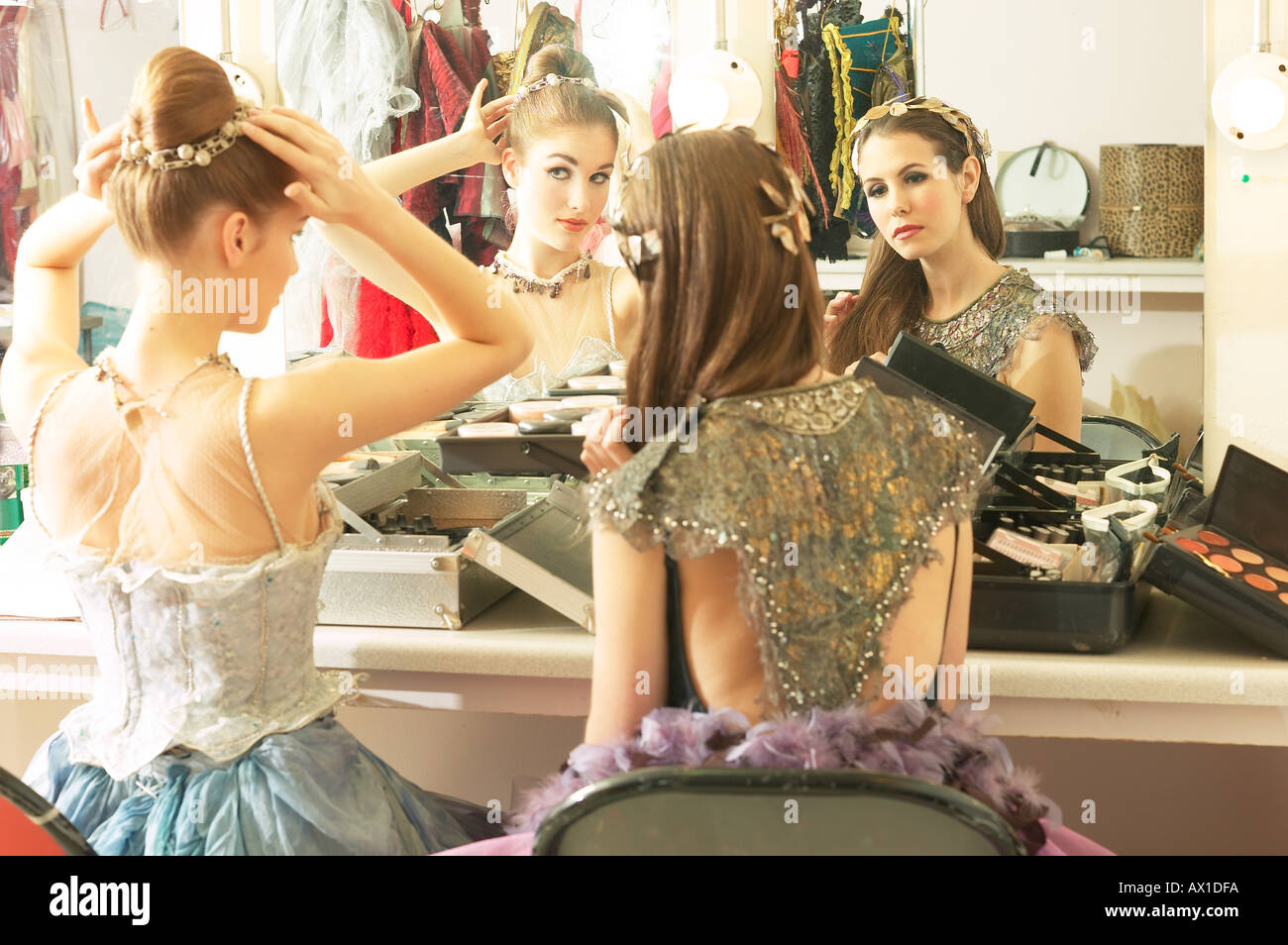 Ballerina in dressing room hi-res stock photography and images - Alamy