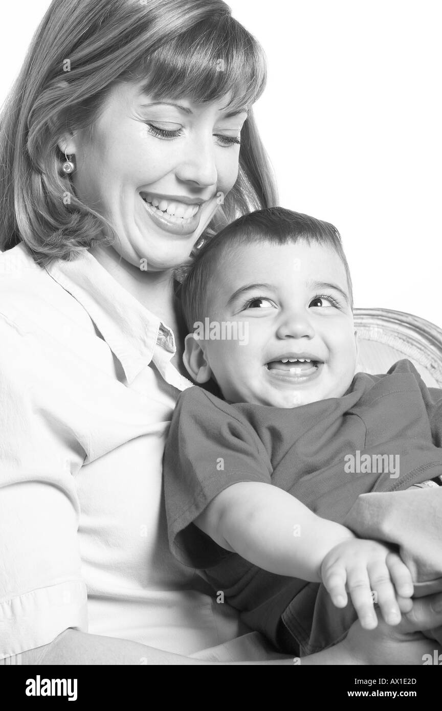 Mother and son Stock Photo - Alamy