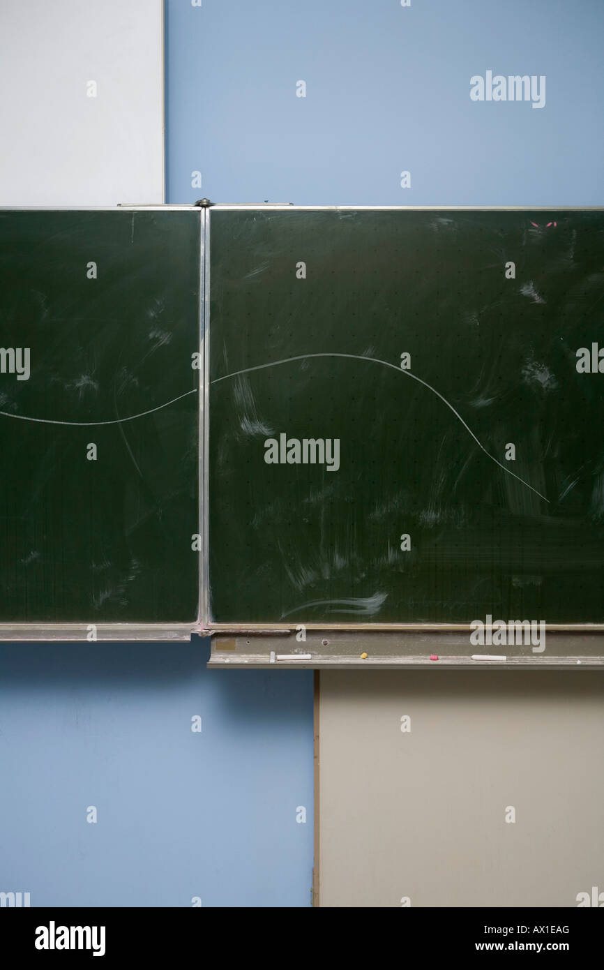 A line drawn on a blackboard Stock Photo - Alamy