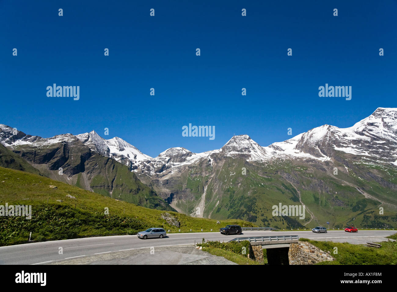Grossglockner High Alpine Road, national park Hohe Tauern, Carinthia ...