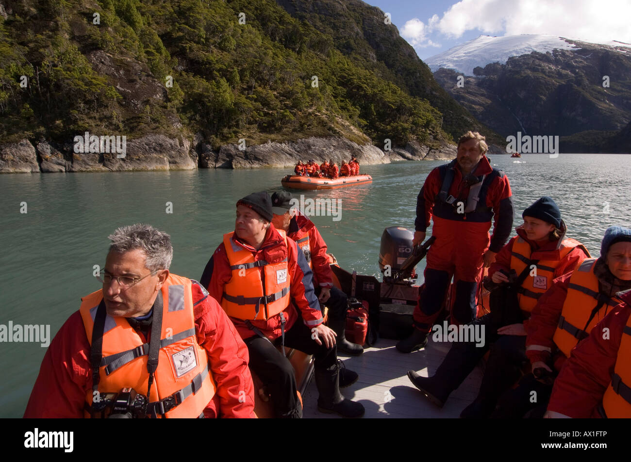 Chile Patagonia Tierra del Fuego Darwin National Park Garibaldi Fjord ...