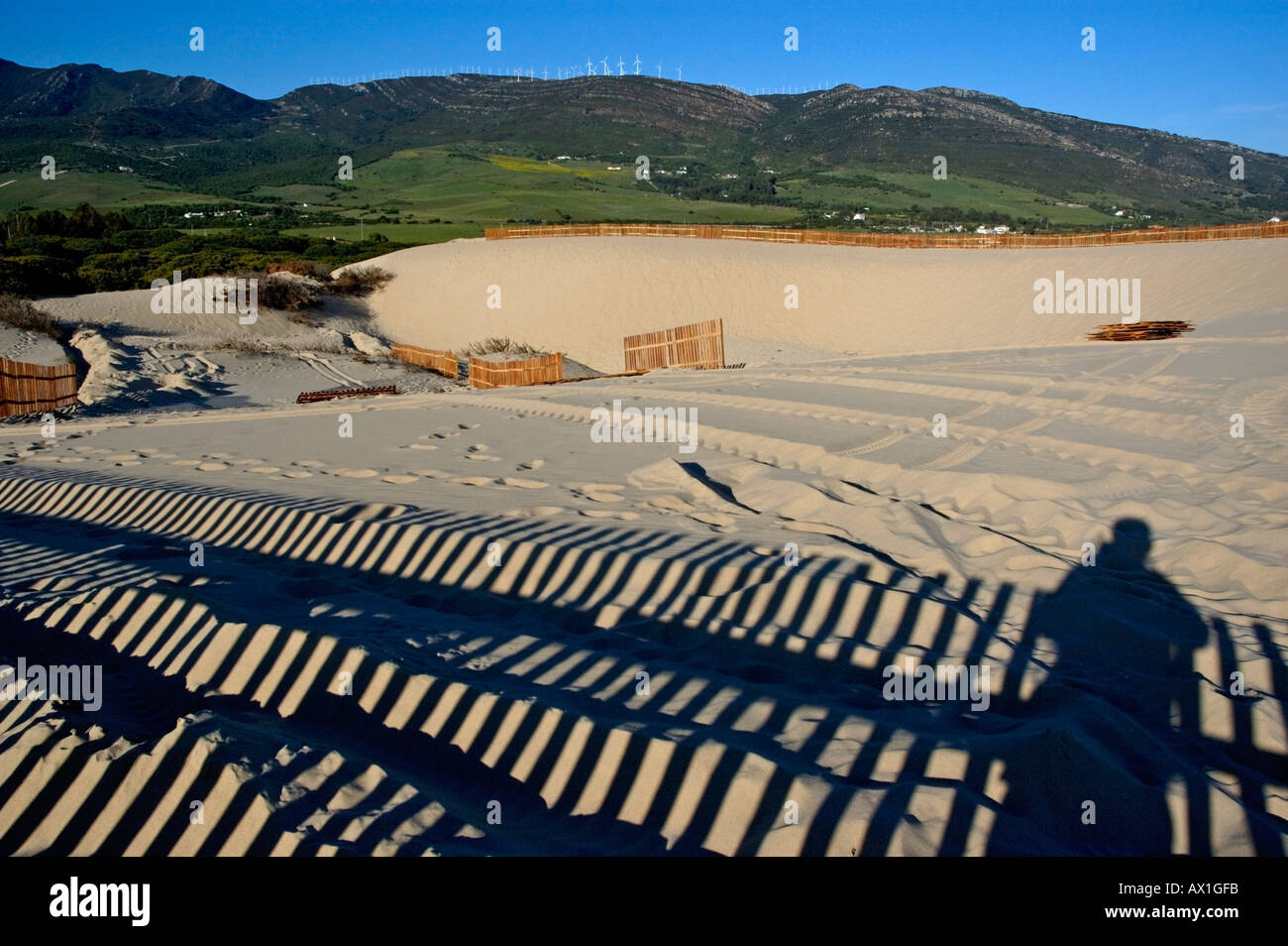Tarifa the paloma sand dunes Stock Photo - Alamy