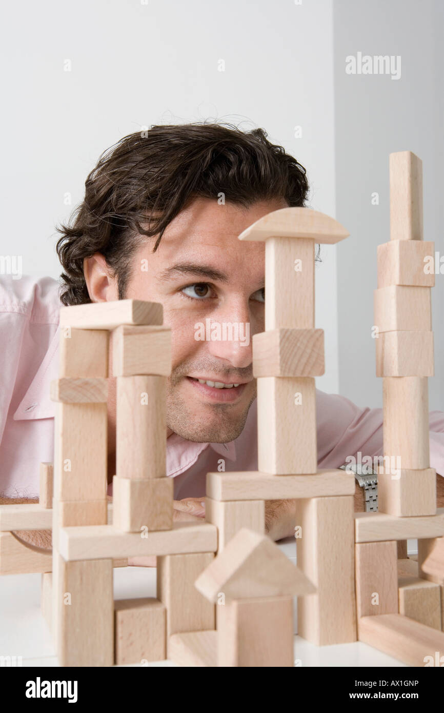 Large wooden button hi-res stock photography and images - Alamy
