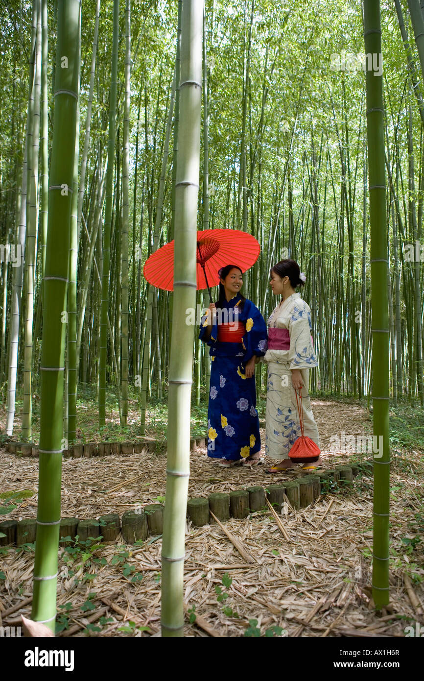 Walking through bamboo hi-res stock photography and images - Alamy