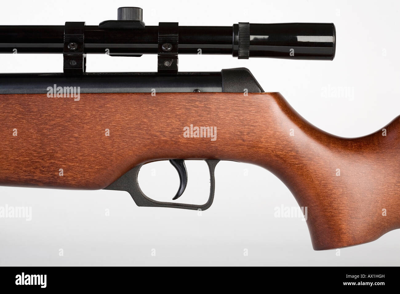 Midsection of a rifle Stock Photo - Alamy