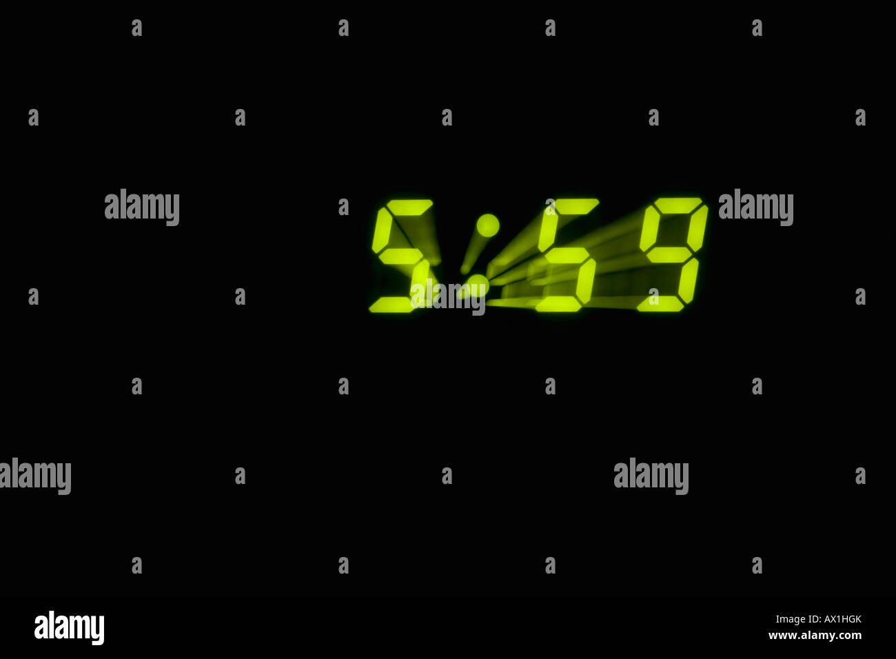 A digital clock Stock Photo - Alamy