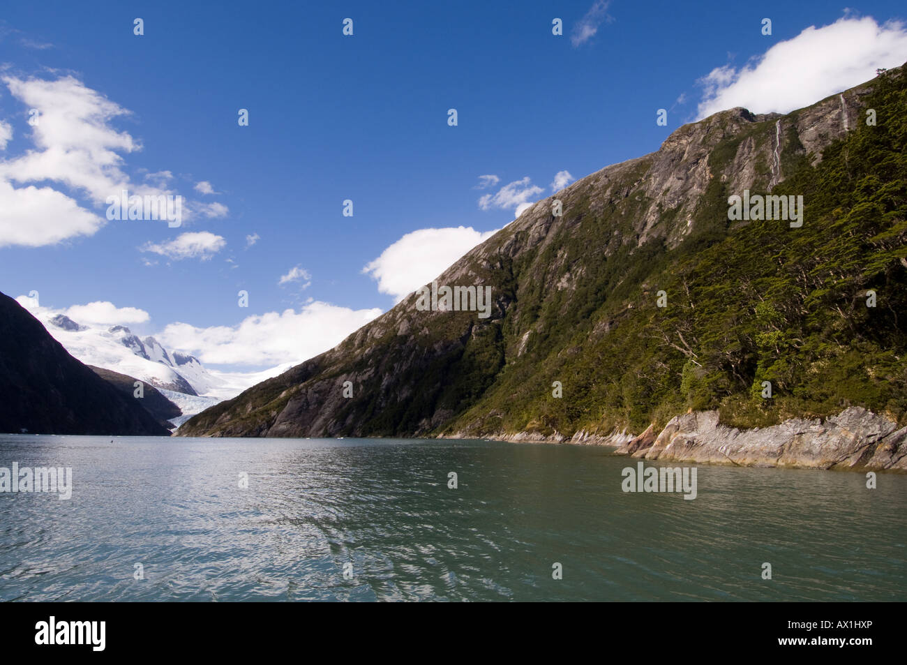 Chile Patagonia Tierra del Fuego Darwin National Park Garibaldi Fjord ...