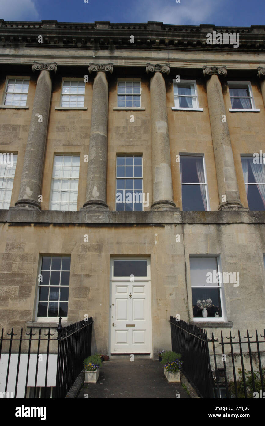 Royal Crescent building architecture Bath England Stock Photo - Alamy