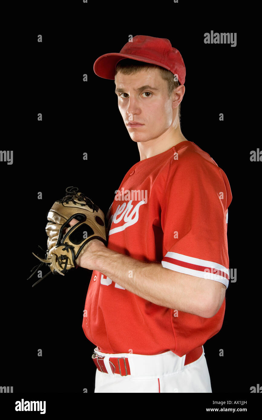 Portrait of a baseball pitcher Stock Photo - Alamy
