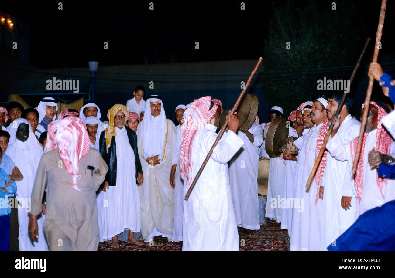Jeddah Saudi Arabia Folk Dancing Stock Photo - Alamy
