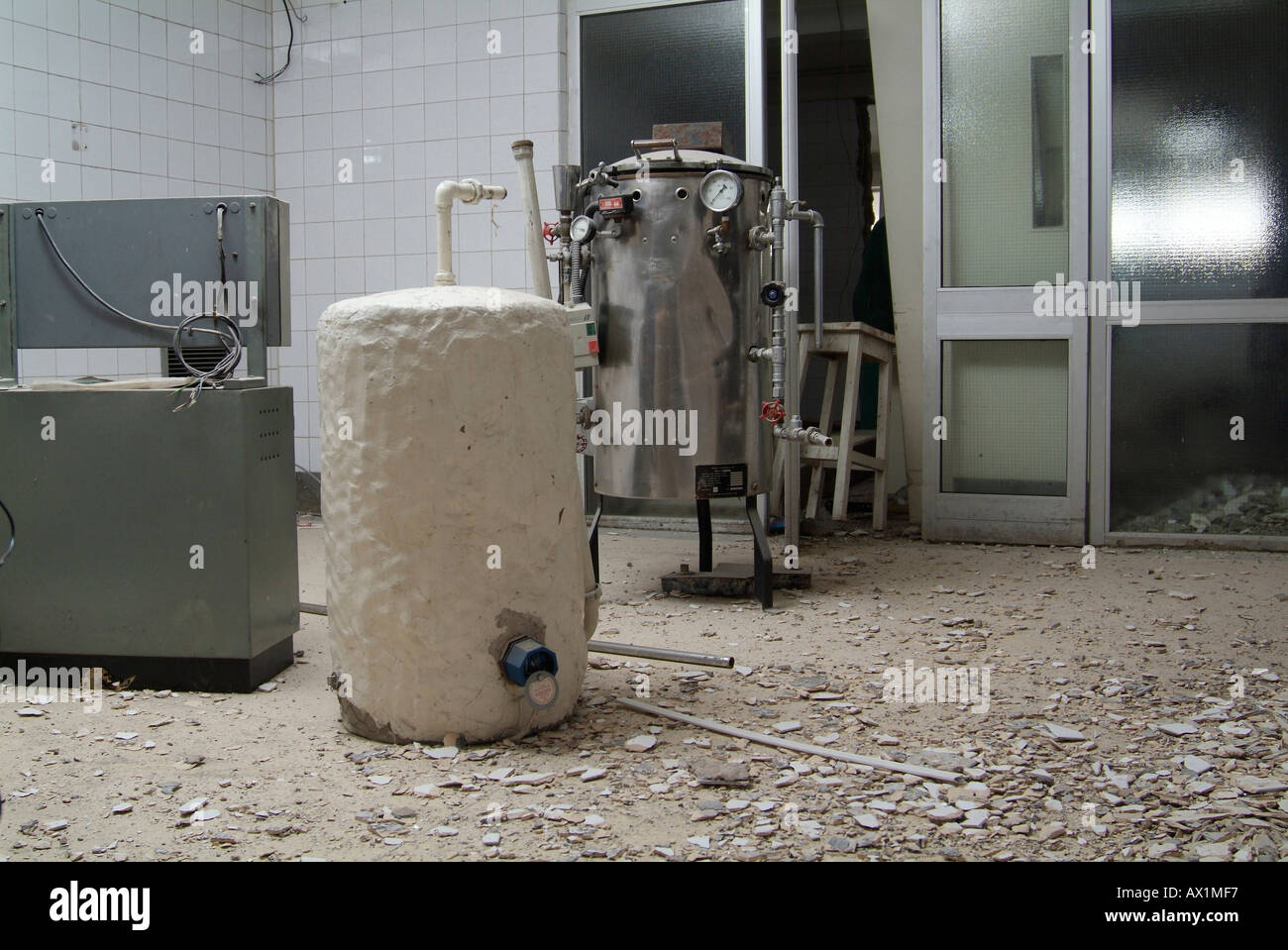 Hospital building works Stock Photo - Alamy