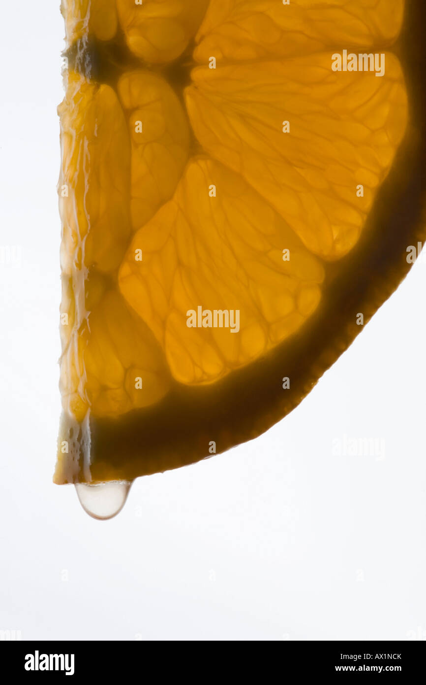 Lemon slice vertical hi-res stock photography and images - Alamy
