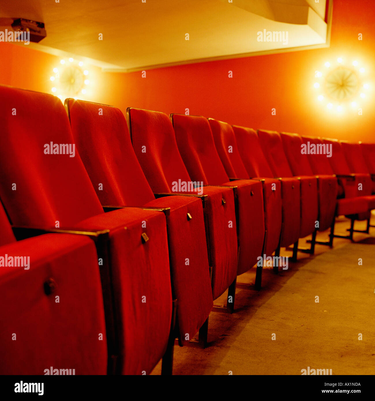 Seats in a cinema hi-res stock photography and images - Alamy