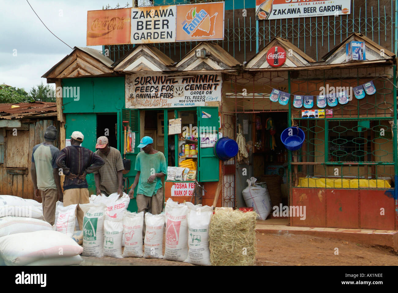 Streets and slums Stock Photo - Alamy