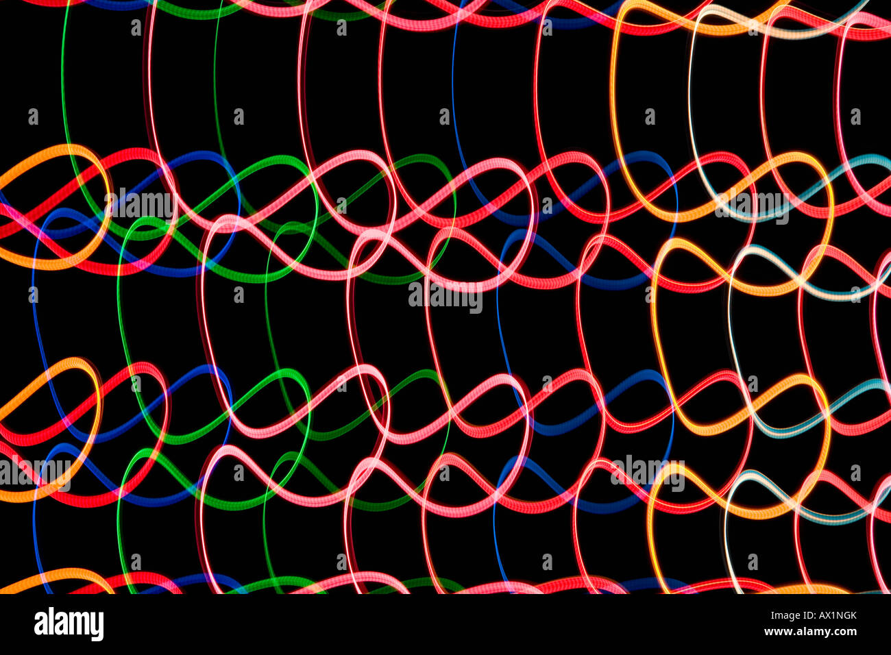 Multi colored neon lights Stock Photo - Alamy