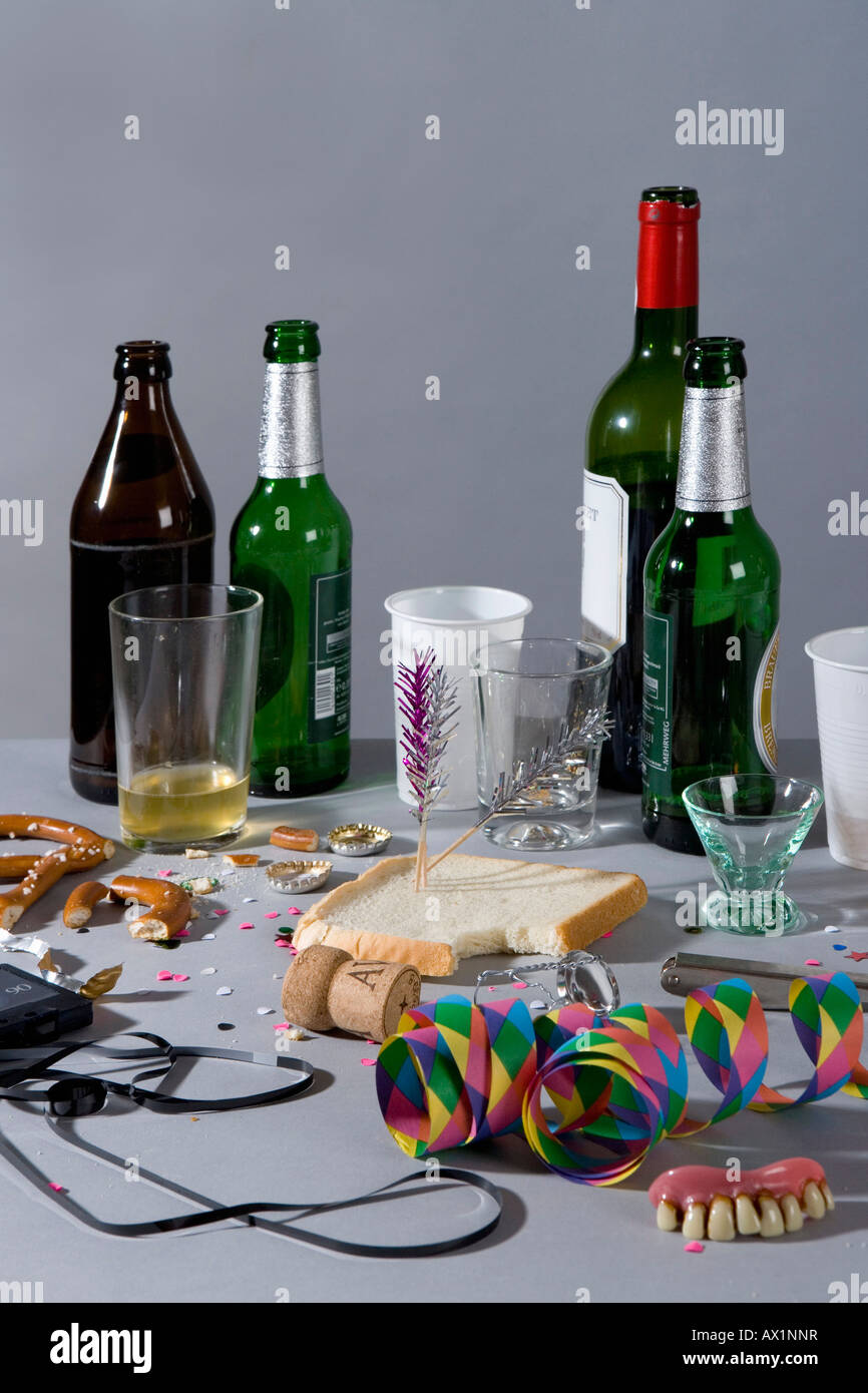 After Party Mess Alcohol