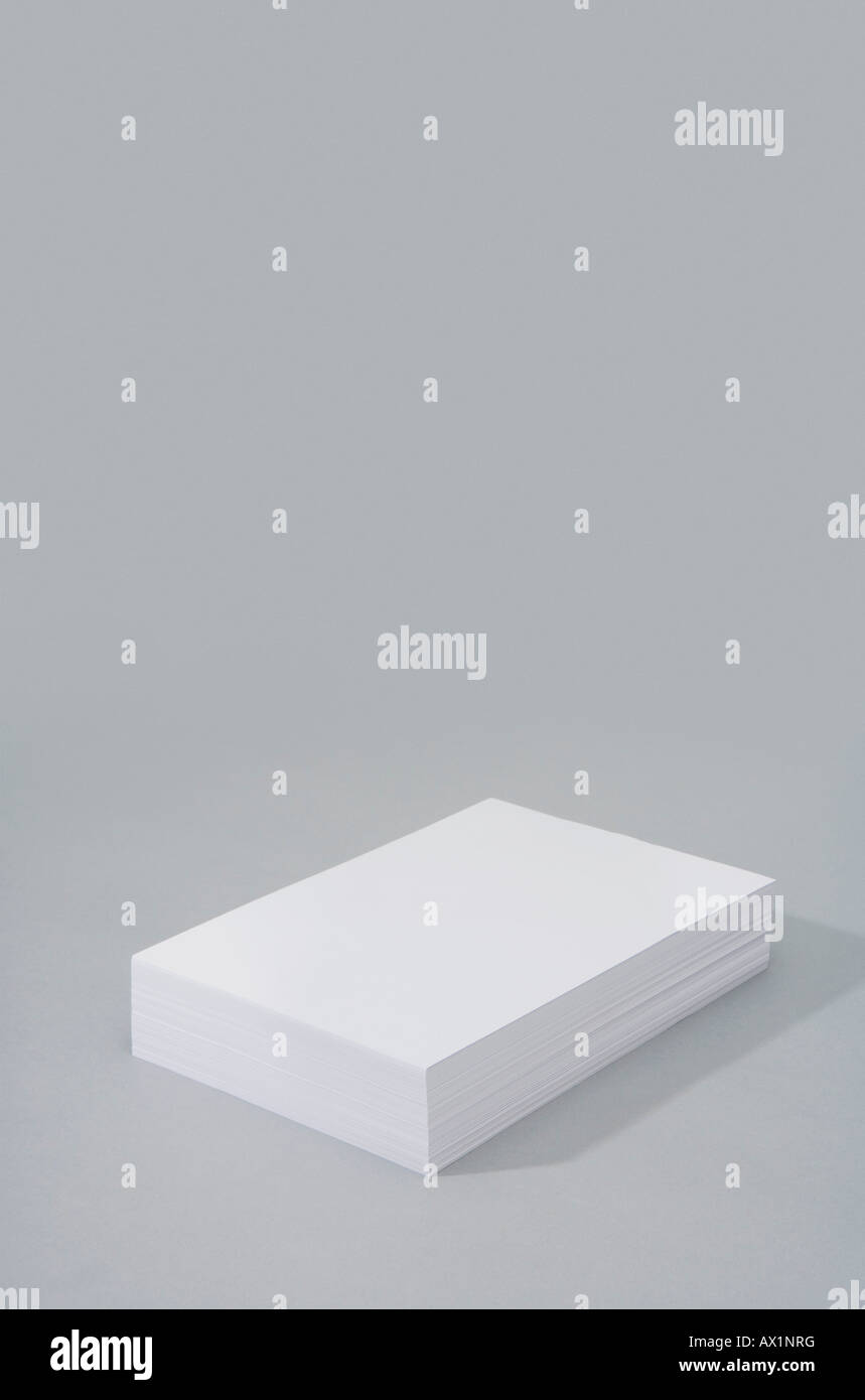 A stack of white paper Stock Photo - Alamy