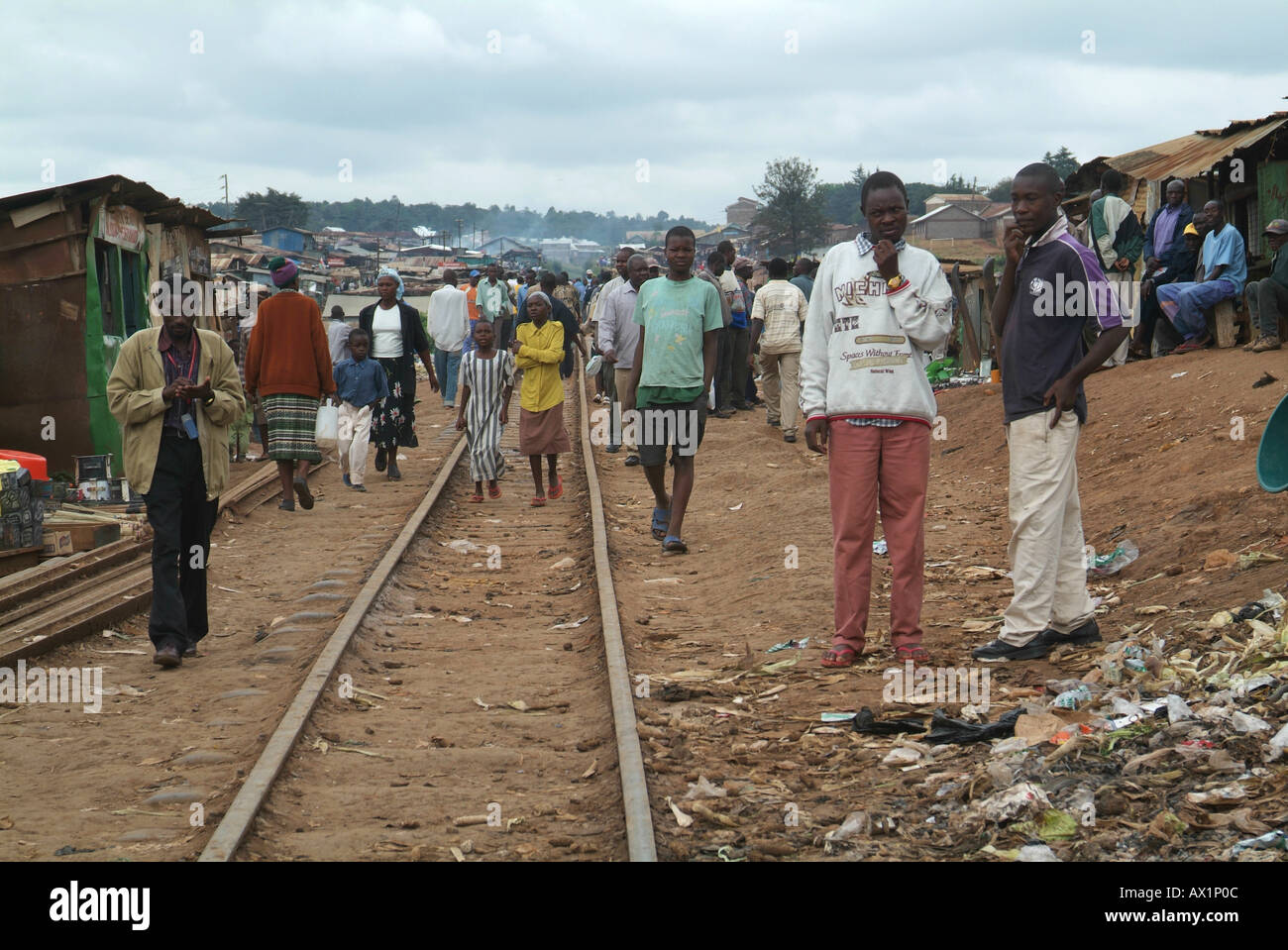 Streets and slums Stock Photo - Alamy