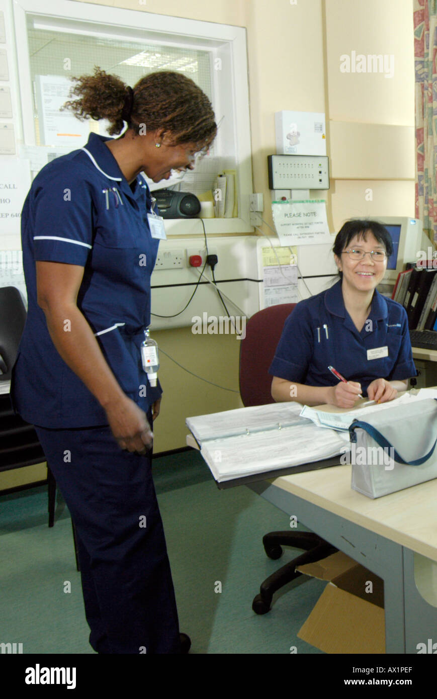 Laughing nhs staff hi-res stock photography and images - Alamy
