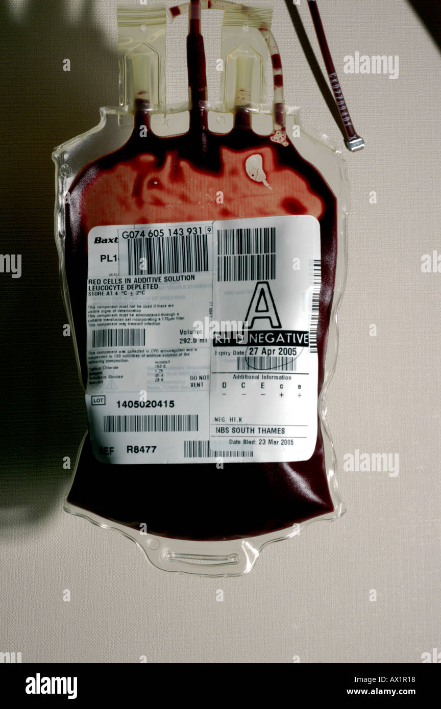 Blood bag nhs hi-res stock photography and images - Alamy