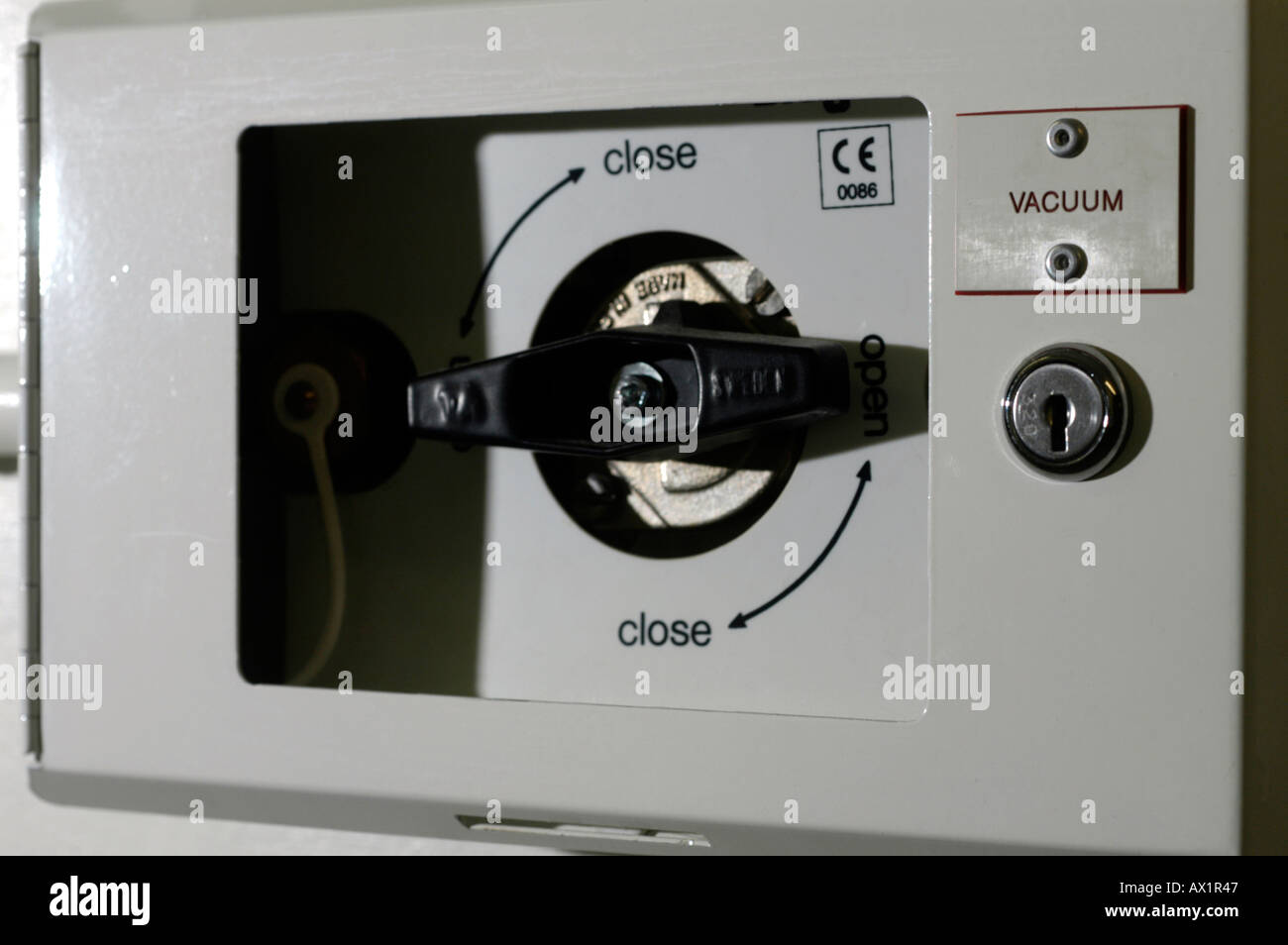 Vacuum cut off valve Stock Photo - Alamy