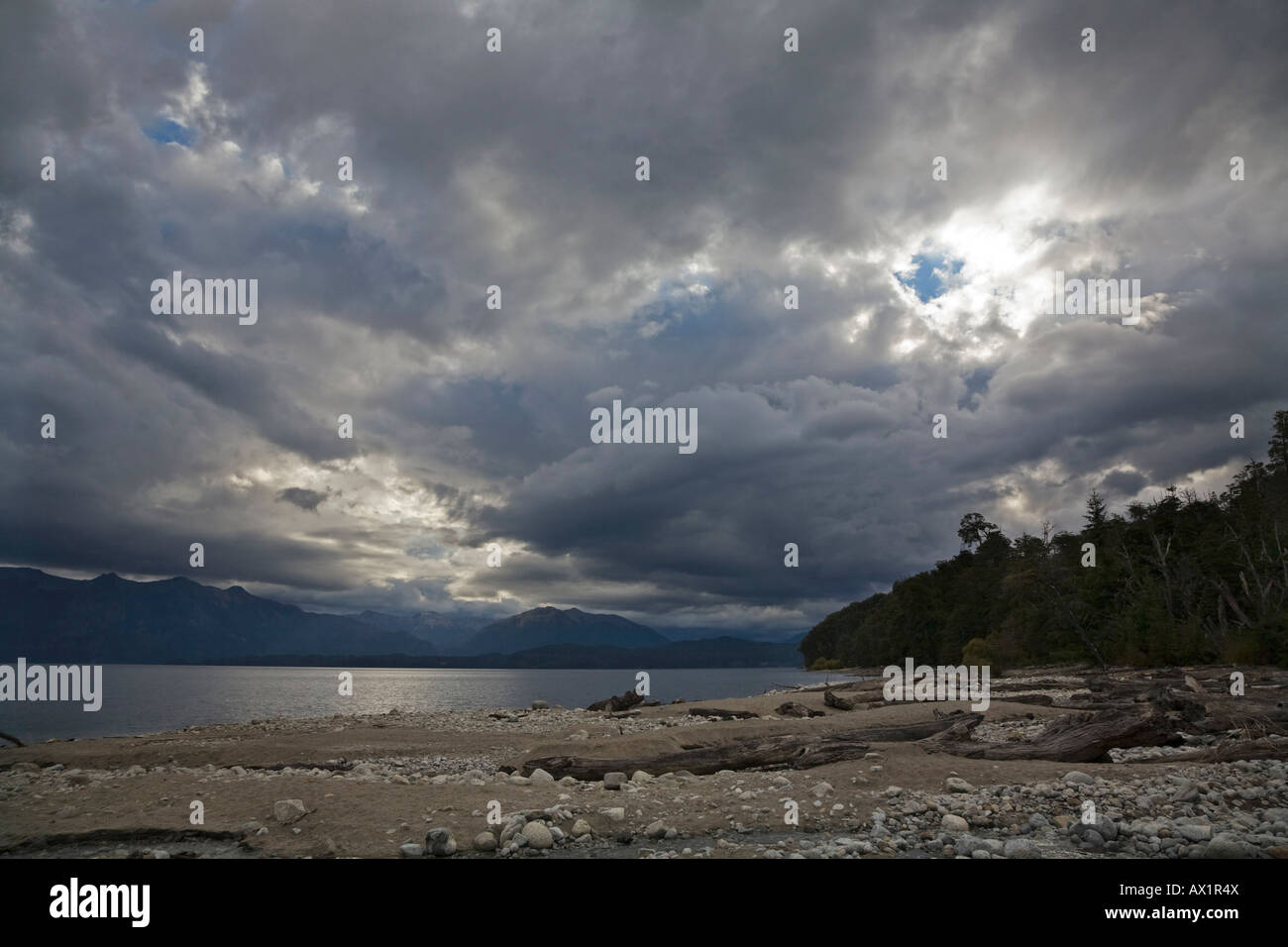 Lake Nahuel Huapi, national park Parque Nacional Nahuel Huapi, lake ...