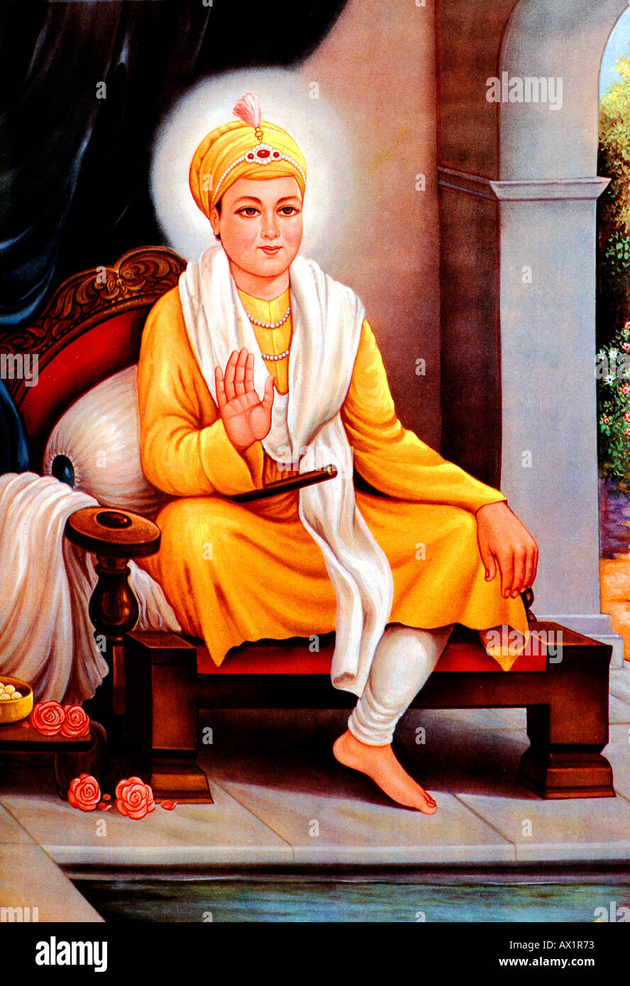 Guru Har Krisham Youngest Guru Stock Photo - Alamy