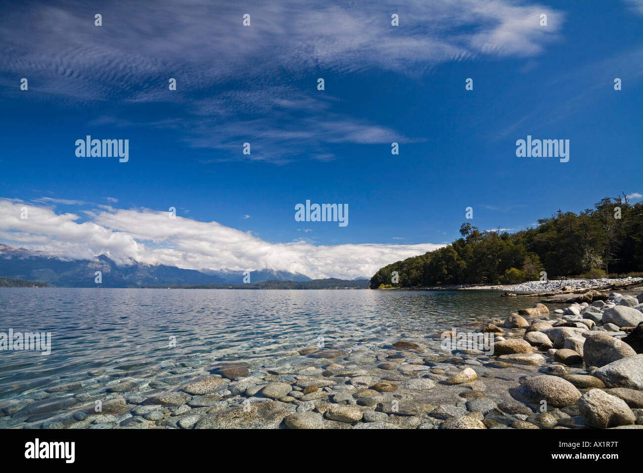 Lake Nahuel Huapi, national park Parque Nacional Nahuel Huapi, lake ...