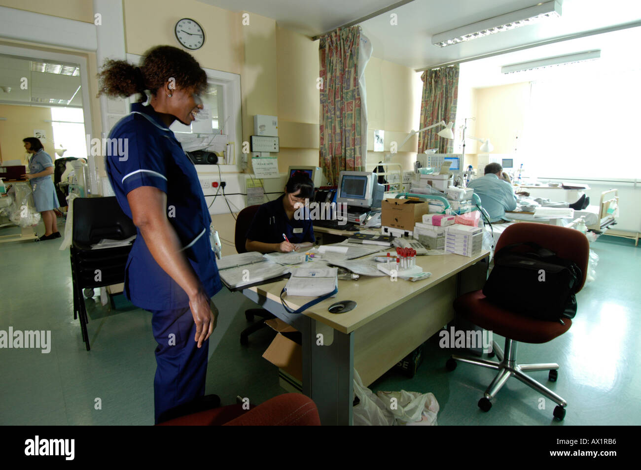 Staff sister and colleagues Stock Photo - Alamy