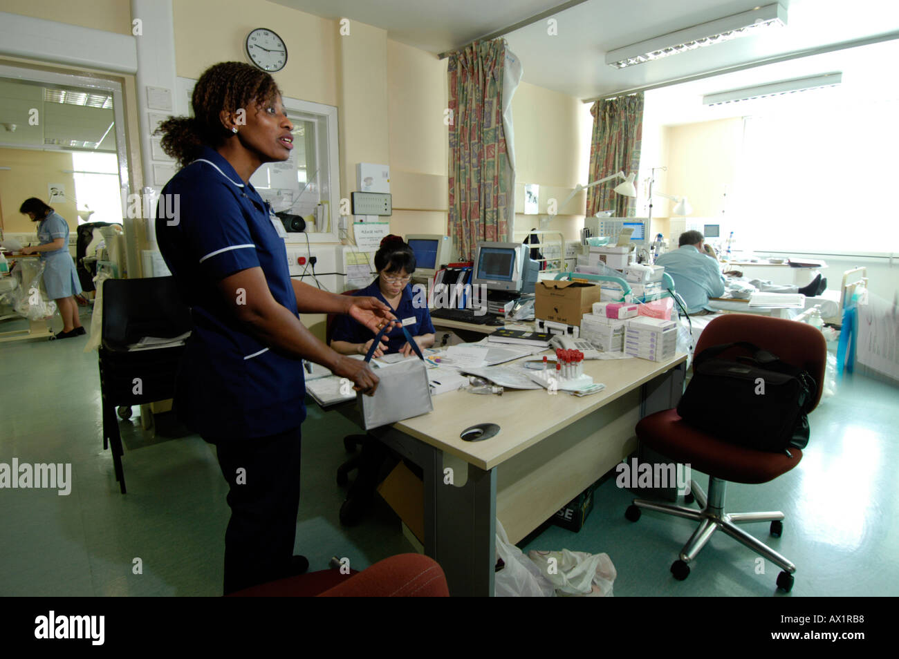 Staff sister and colleagues Stock Photo - Alamy