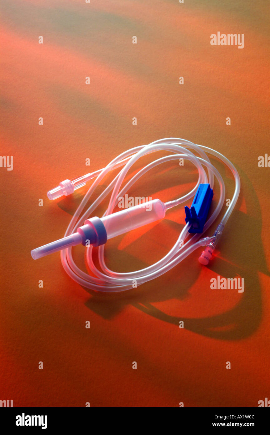 Iv giving set hi-res stock photography and images - Alamy