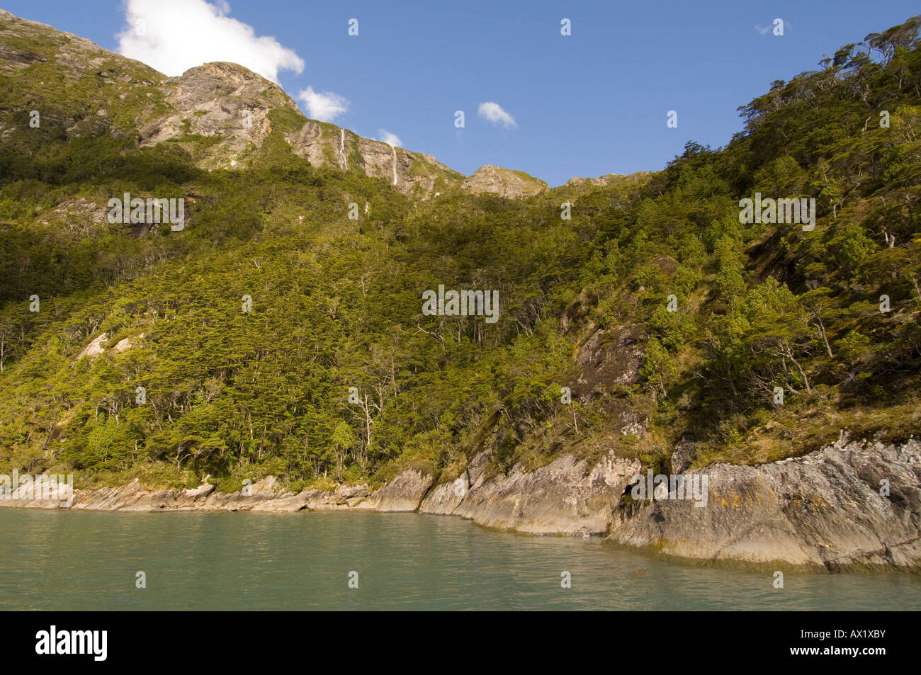 Chile Patagonia Tierra del Fuego Darwin National Park Garibaldi Fjord ...