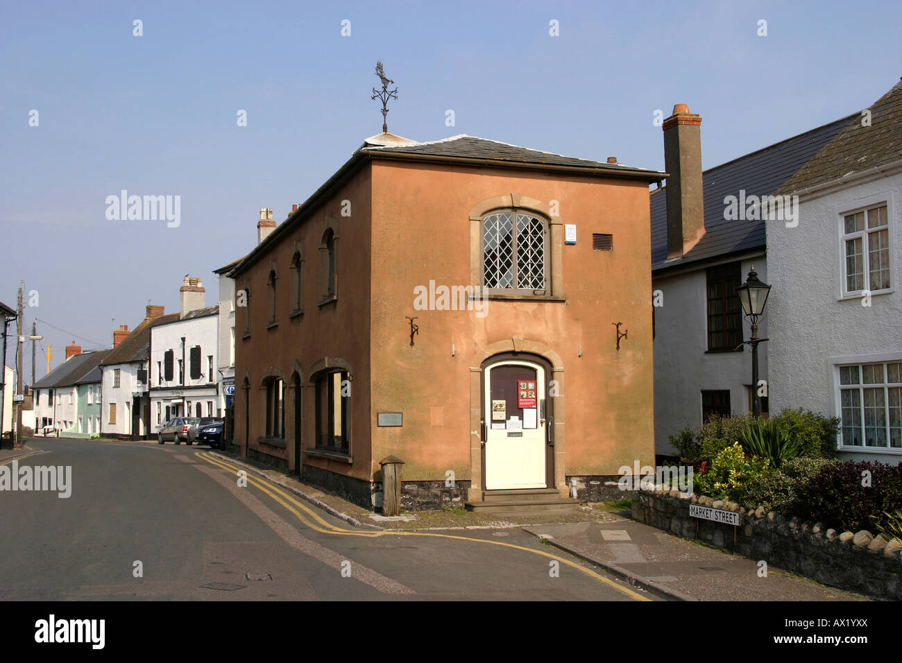 Somerset Watchet Market Street the Old Market House Museum Stock Photo ...