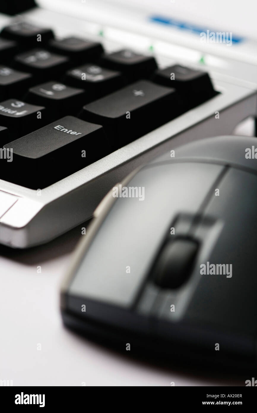 Keyboard and mouse, detail Stock Photo - Alamy
