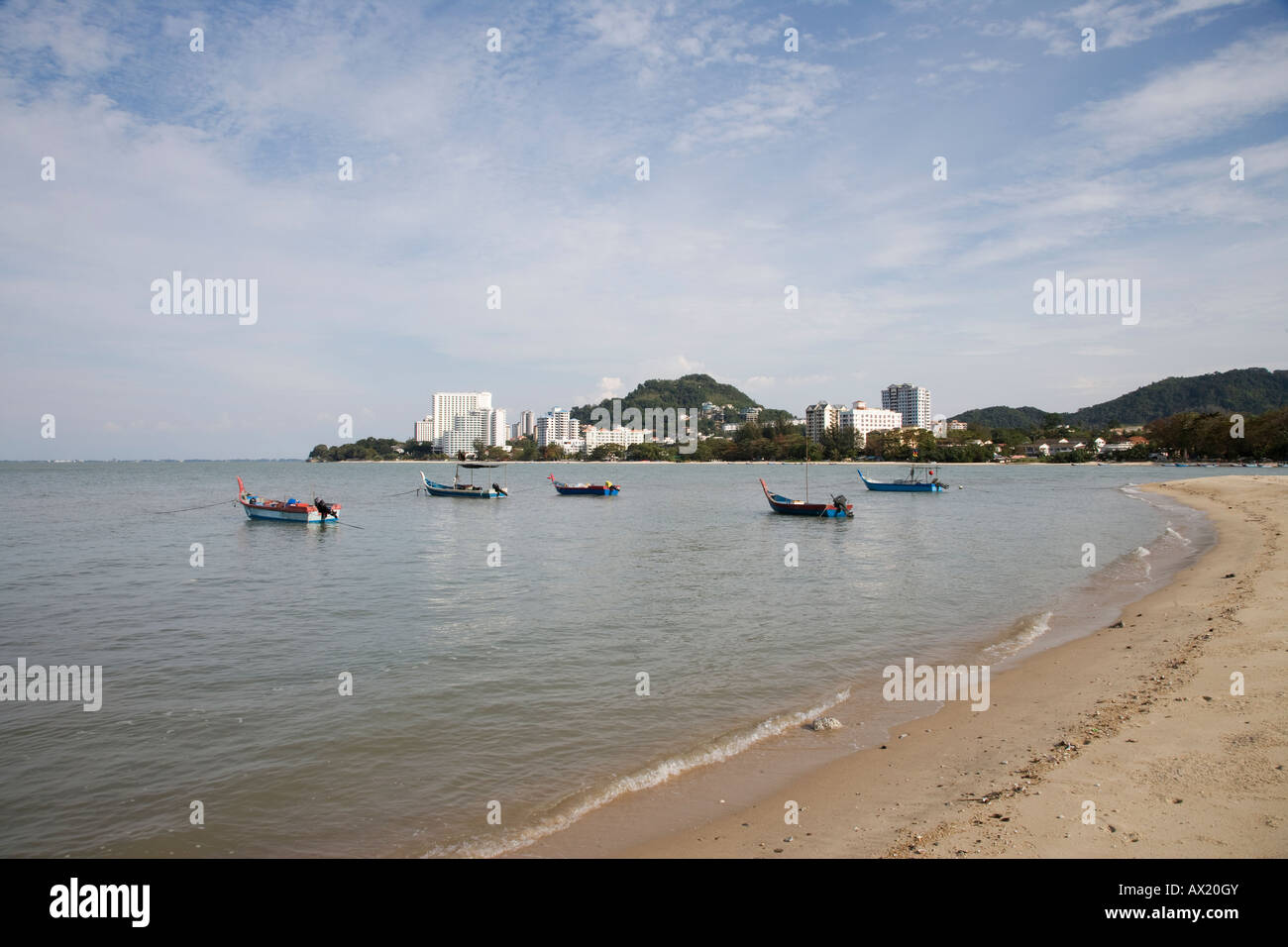 Asia Malaysia Penang Batu Ferringhi beach Stock Photo - Alamy