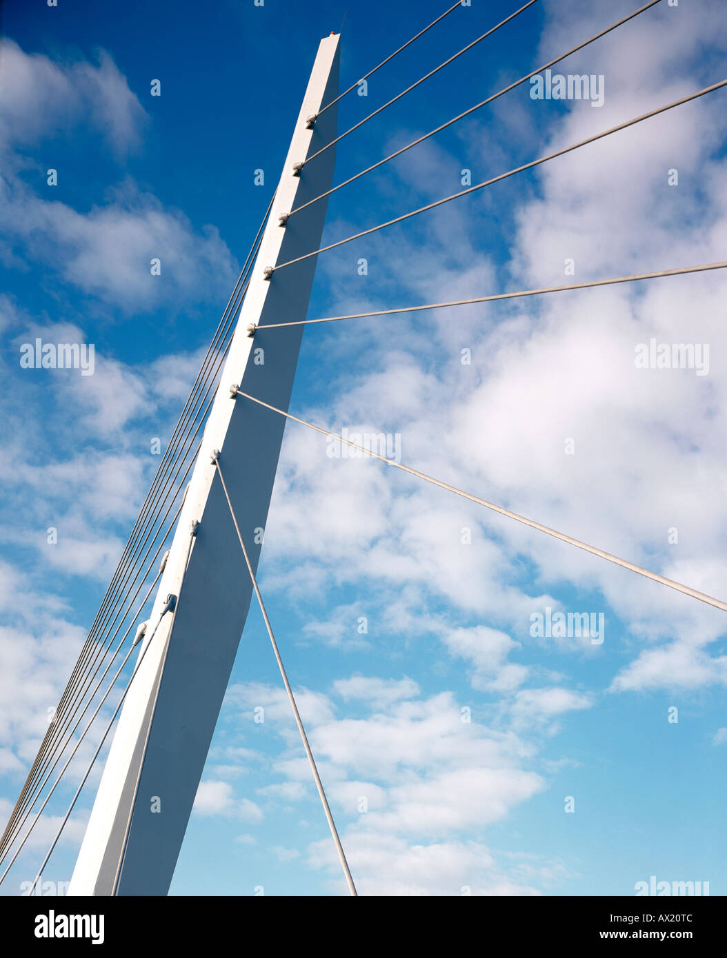 SAIL BRIDGE, WILKINSON EYRE, SWANSEA, UNITED KINGDOM Stock Photo - Alamy