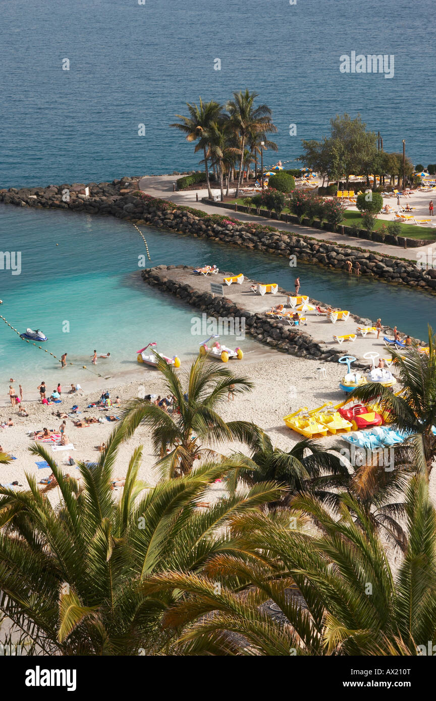 Anfi del Mar resort on Gran Canaria in the Canary islands Stock Photo ...