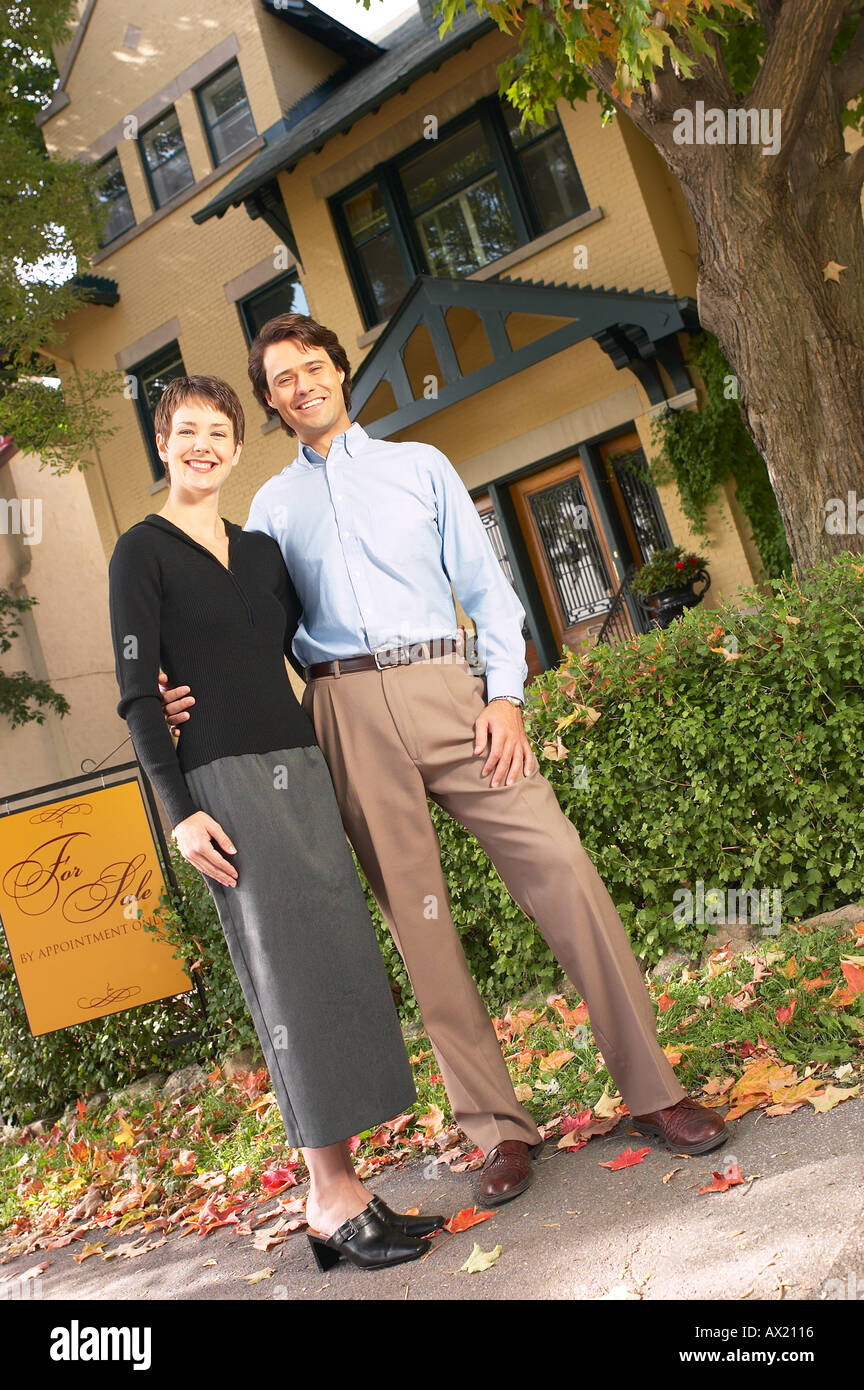 New homeowners BE 1 Stock Photo - Alamy