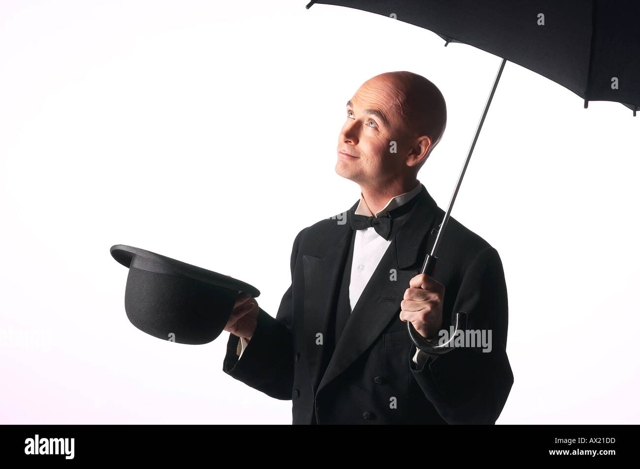 Man in top hat tails hi-res stock photography and images - Alamy