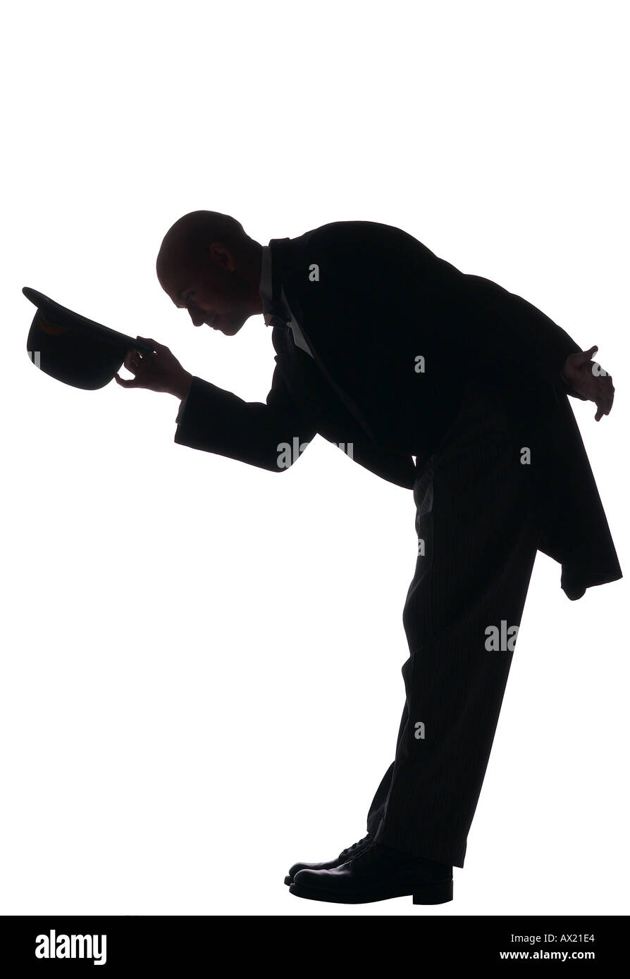 Man top hat tails hi-res stock photography and images - Alamy