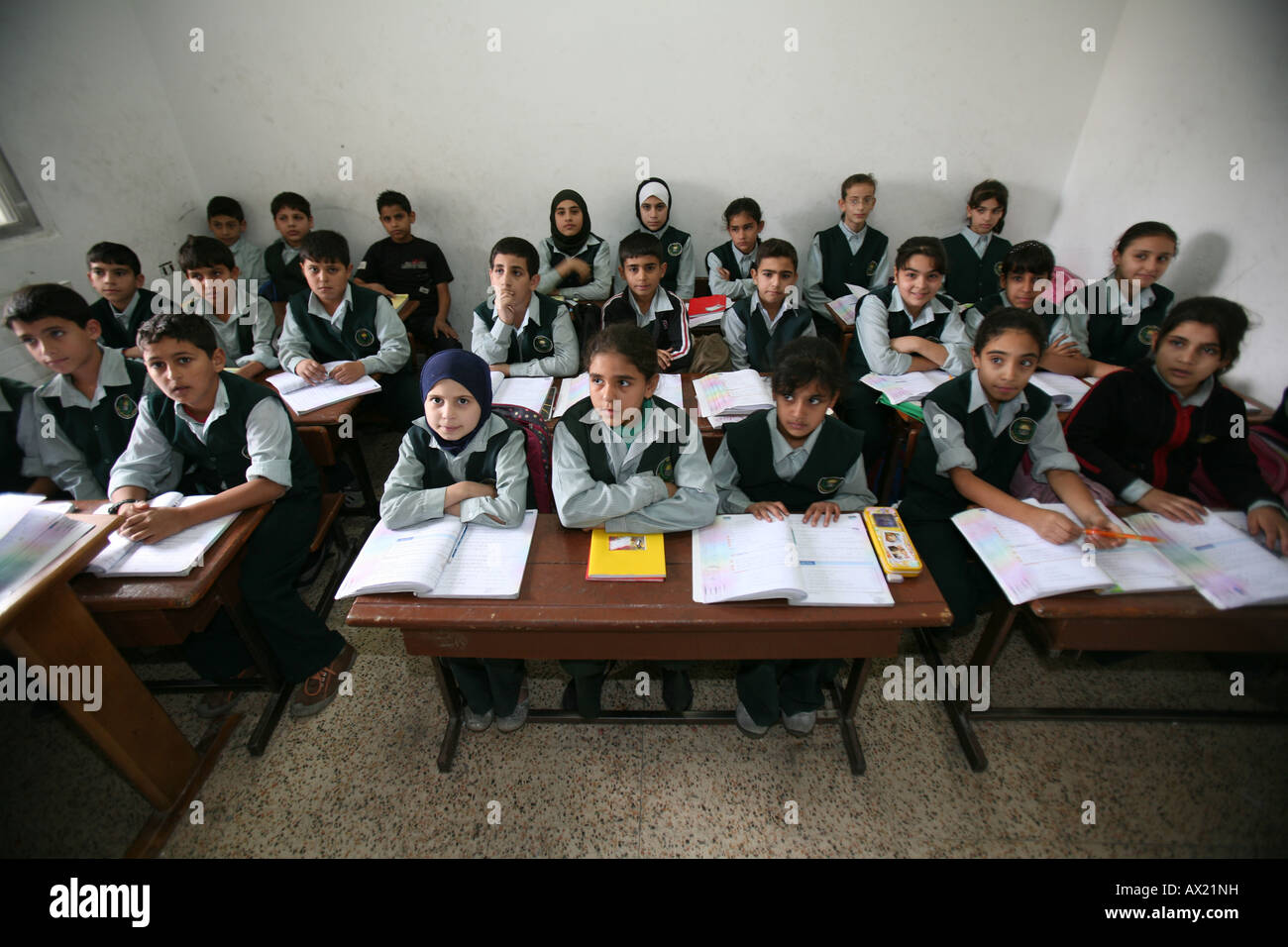 A school room in Amman Many Iraqi refugees have settled in Amman Jordan ...