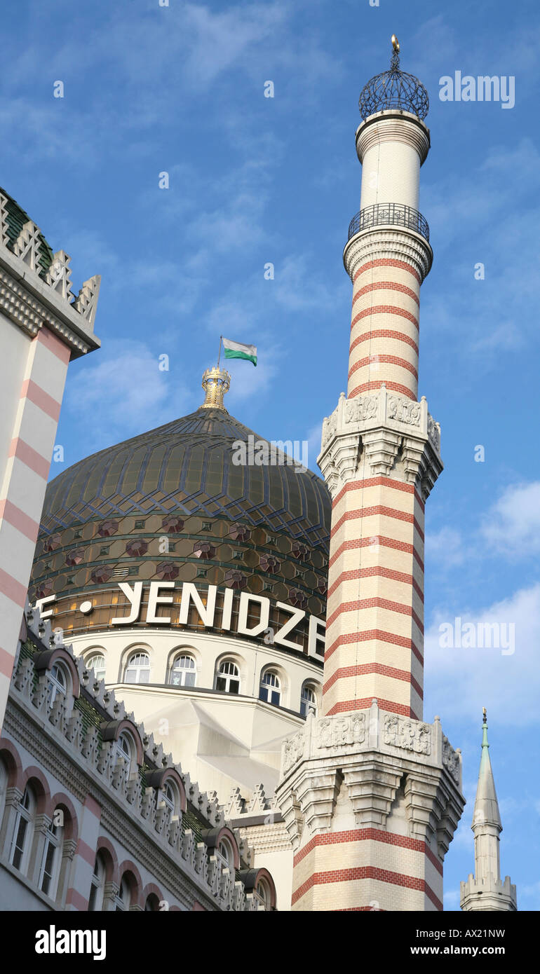 Buildings of the former Yenidze cigarette factory, Dresden, Saxony ...