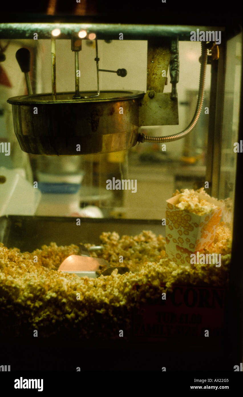 A popcorn stand in a fairground in the uk Stock Photo - Alamy