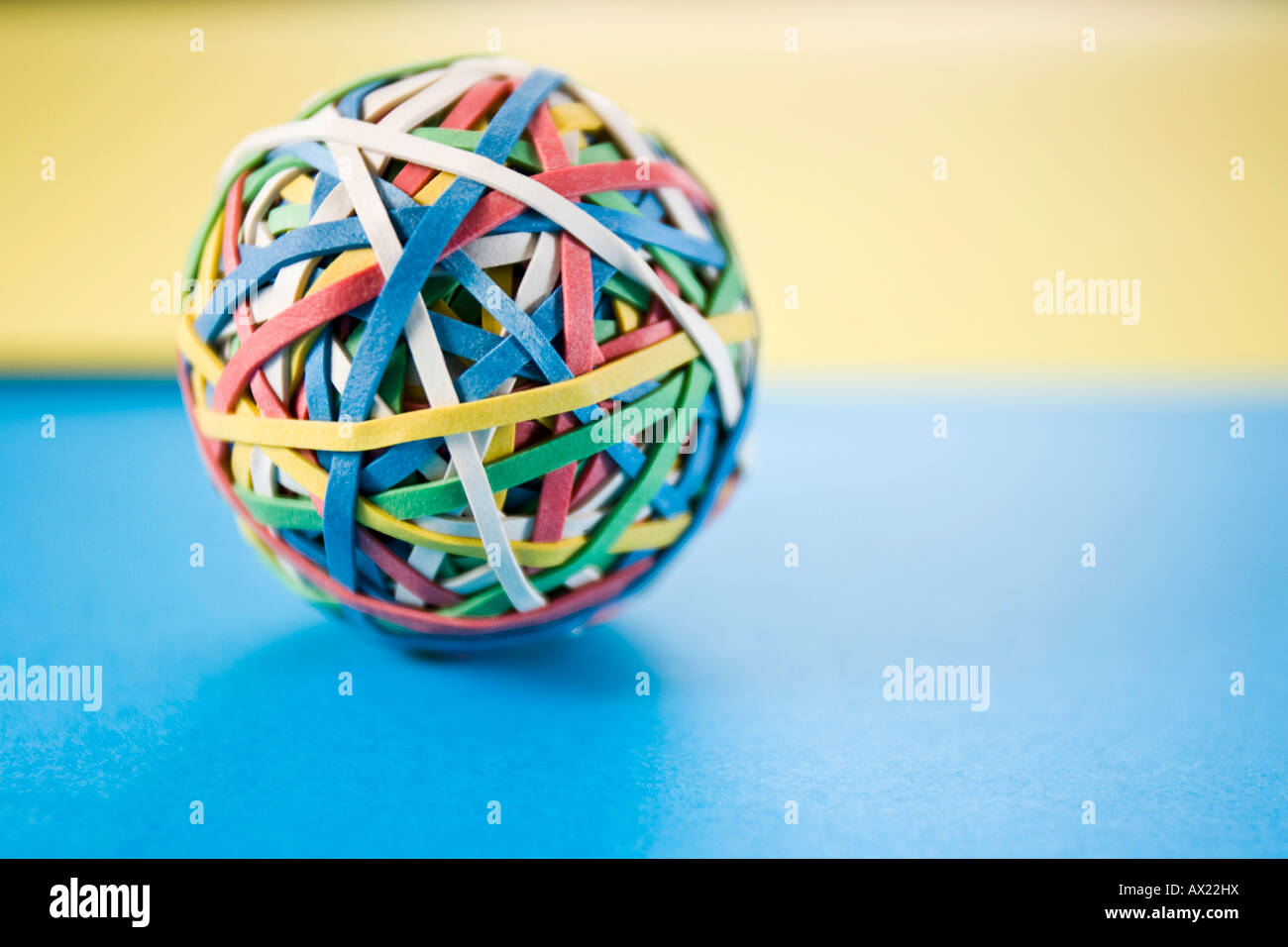 Ball of elastics Stock Photo - Alamy