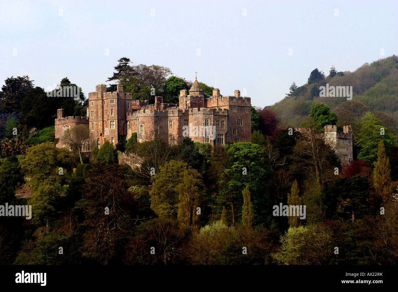 UK Somerset Dunster Castle ancestral home of Luttrell family Stock ...