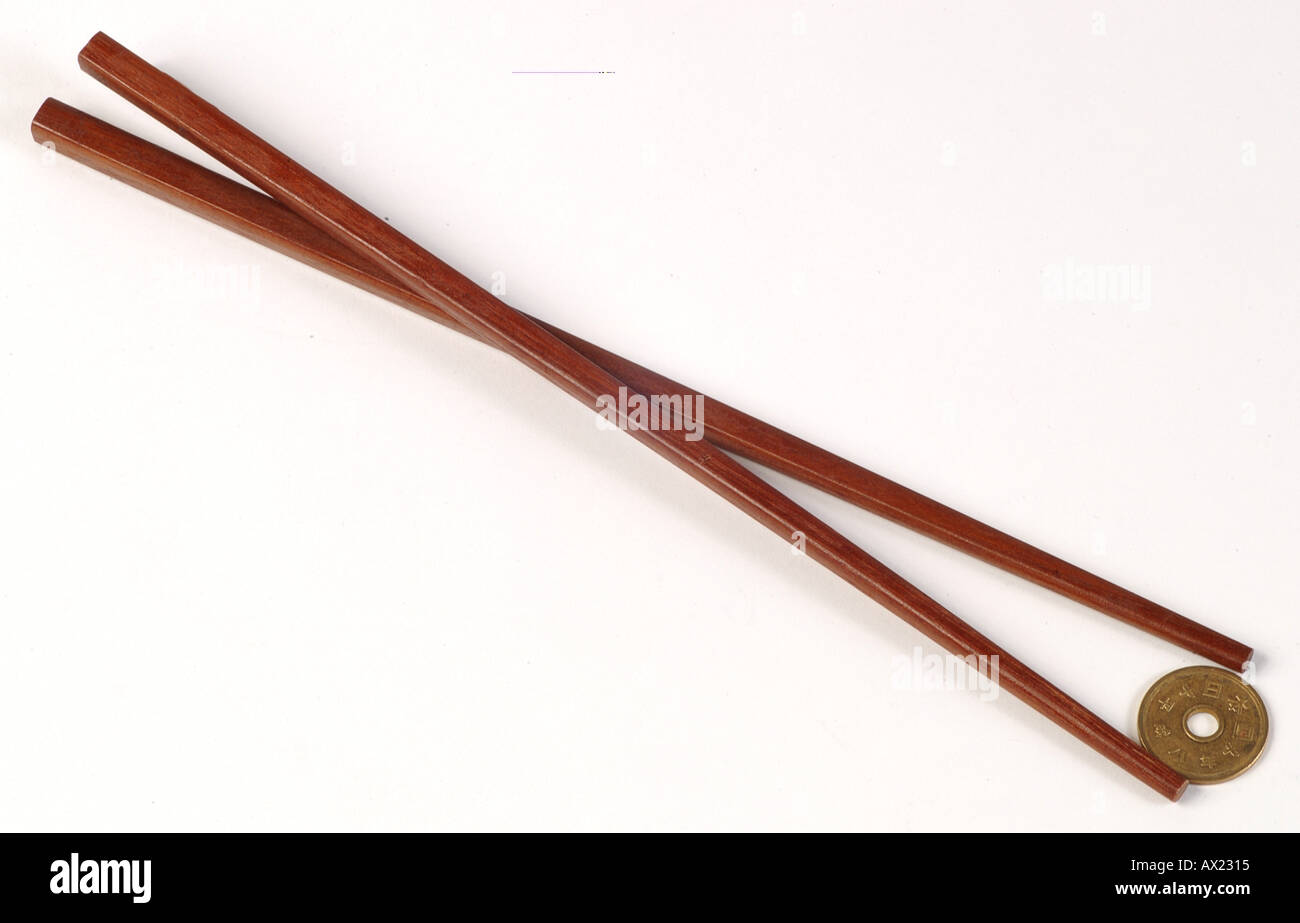 Chopsticks holding money hi-res stock photography and images - Alamy