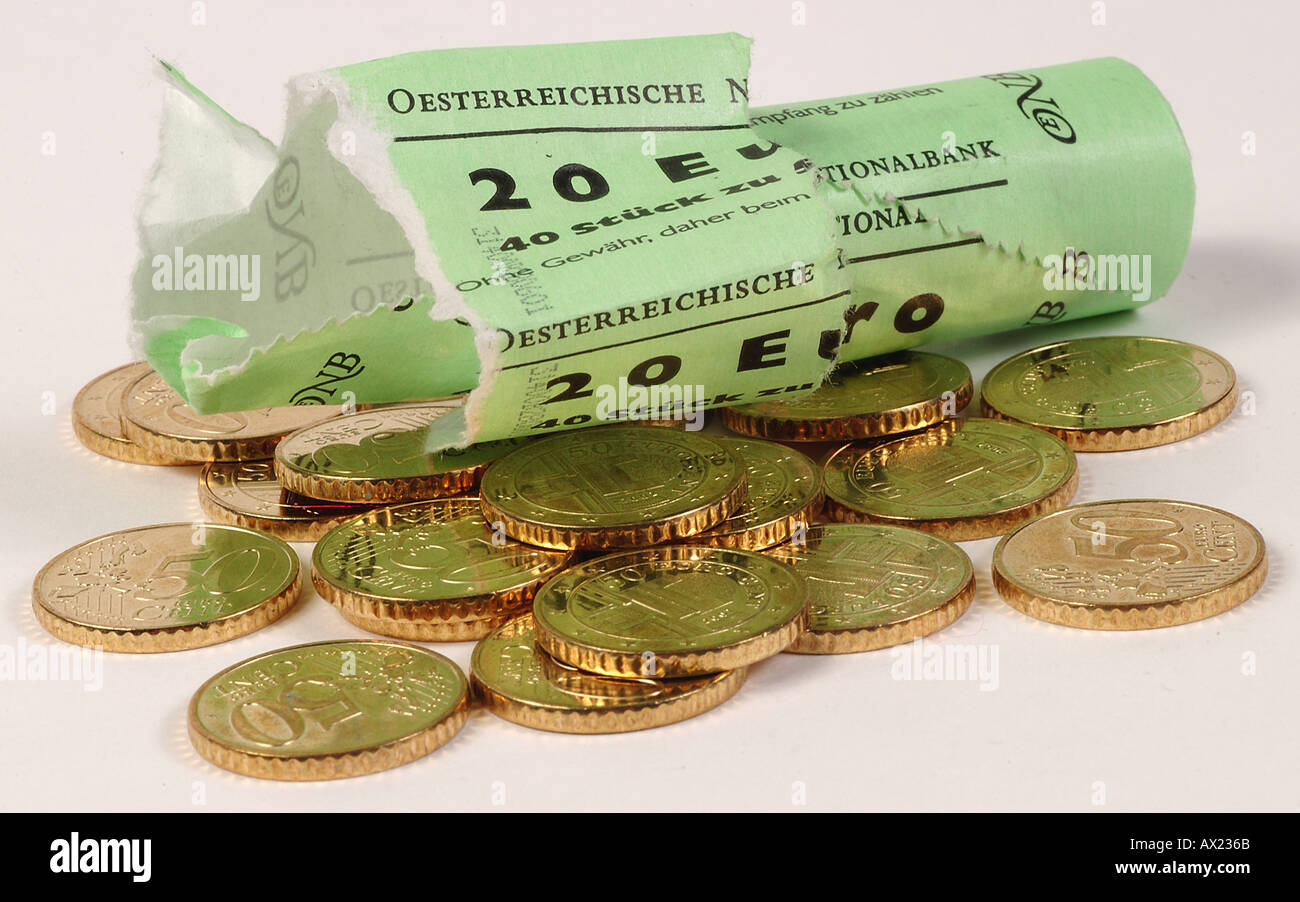 Coin roll hi-res stock photography and images - Alamy