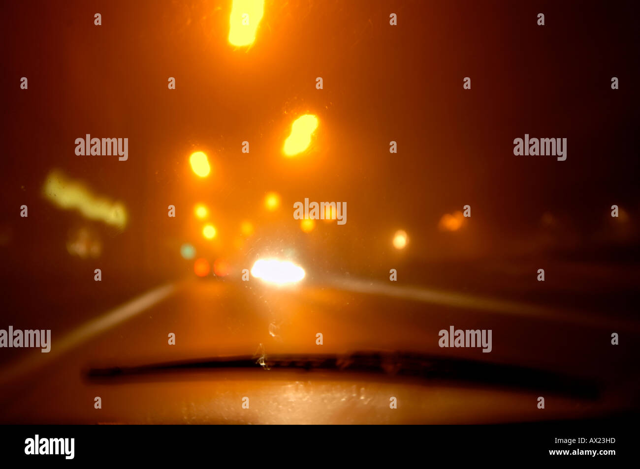 Driving car windscreen tired hi-res stock photography and images - Alamy